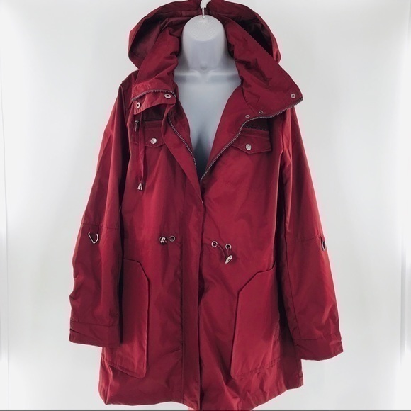 Yoki | Jackets & Coats | Yoki Plus Size Anorak Water Trench Jacket ...